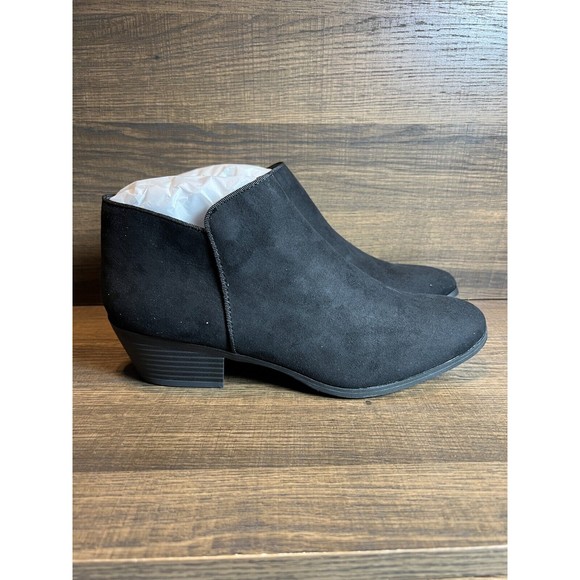 Style & Co. | Shoes | Nwb Style Co Wileyy Ankle Booties 8m Block Heel ...